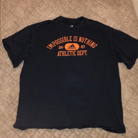 adidas | Shirts | Adidas Impossible Is Nothing Tshirt | Poshmark